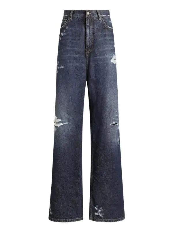 Dolce & Gabbana Disdressed Jeans - Blue