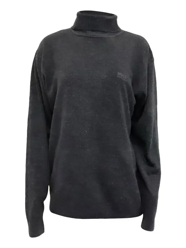 BOSS 2020s Turtleneck Sweater - Black