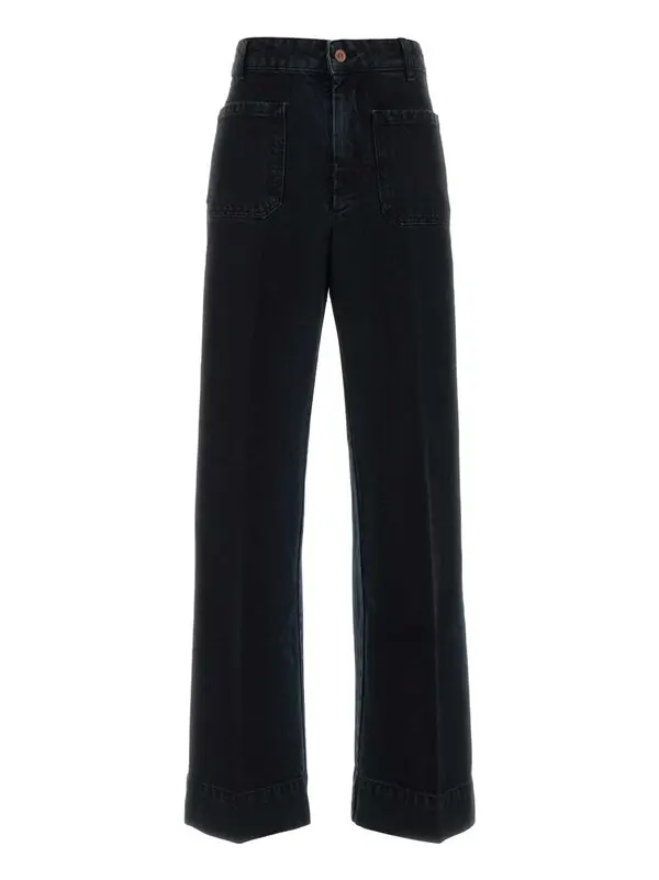 Victoria Beckham Dark Denim Alina Jeans - Blue