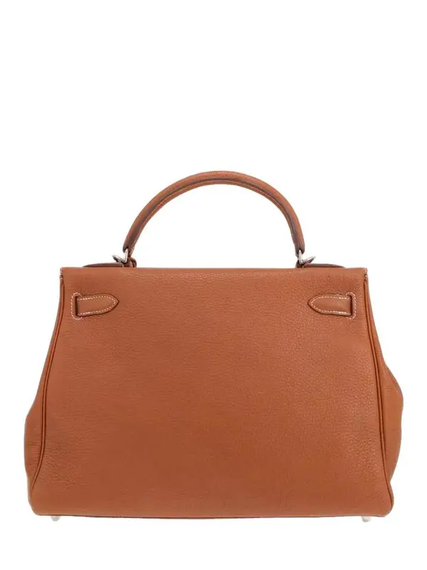 Hermès 2010 32 Kelly Leather Tote Bag - Brown