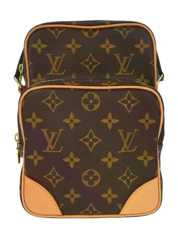 LOUIS VUITTON 2001 Amazone Monogram Crossbody Bag - Brown