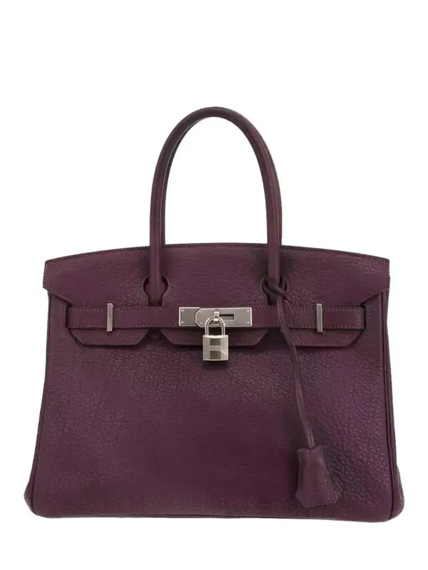 Hermès 2011 30 Birkin Tote Bag - Purple