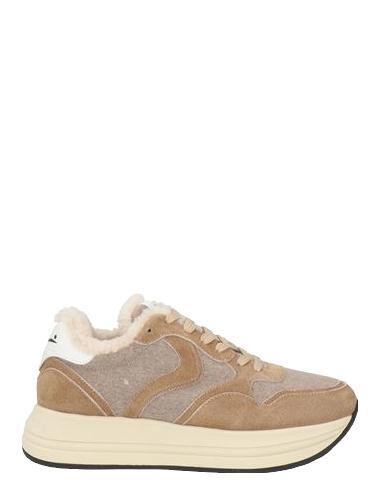 VOILE BLANCHE Sneakers Size Leather, Textile Fibers - Beige