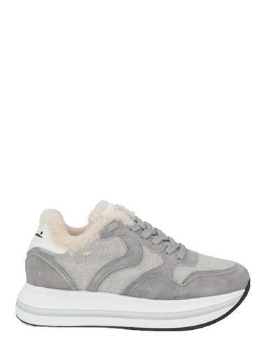VOILE BLANCHE Sneakers Size Leather, Textile Fibers - Grey
