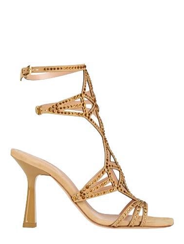 Alberta Ferretti Sandals Size Leather - Beige
