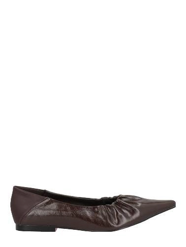 TWENTY FOUR HAITCH Ballet Flats Size Synthetic Fibers - Brown