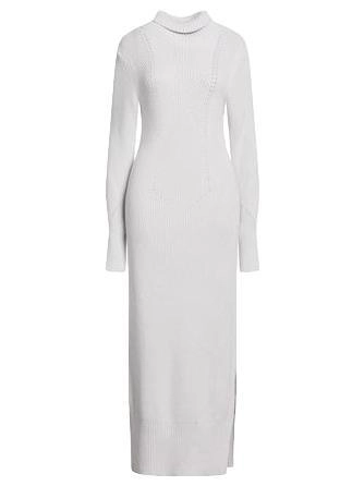 Patrizia Pepe Maxi Dress Size Viscose, Polyester, Polyamide - Grey