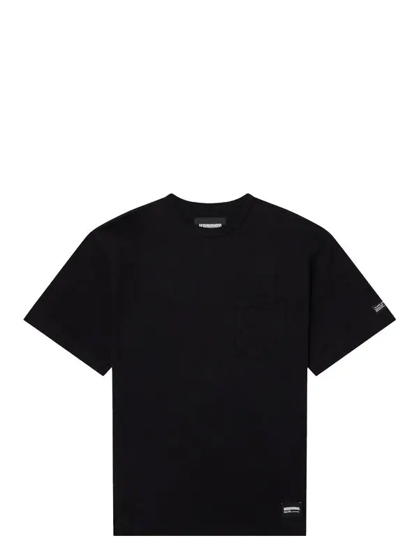 NEIGHBORHOOD Logo-appliquéd Cotton T-shirt - Black
