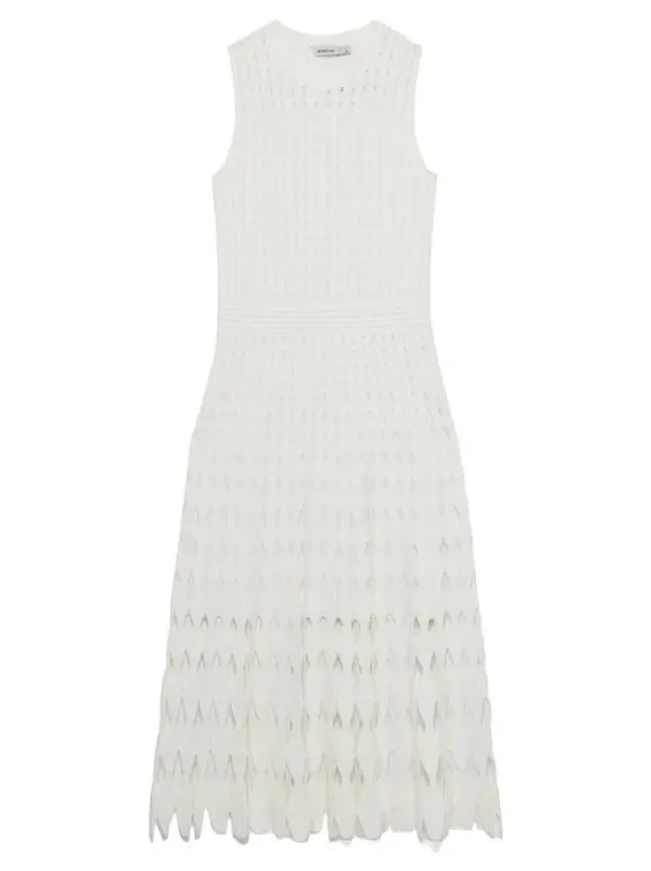 Simkhai Zyla Midi Dress - Ivory