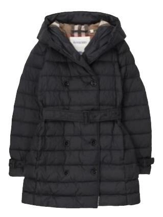 Burberry Long-sleeved Down Jacket - Black