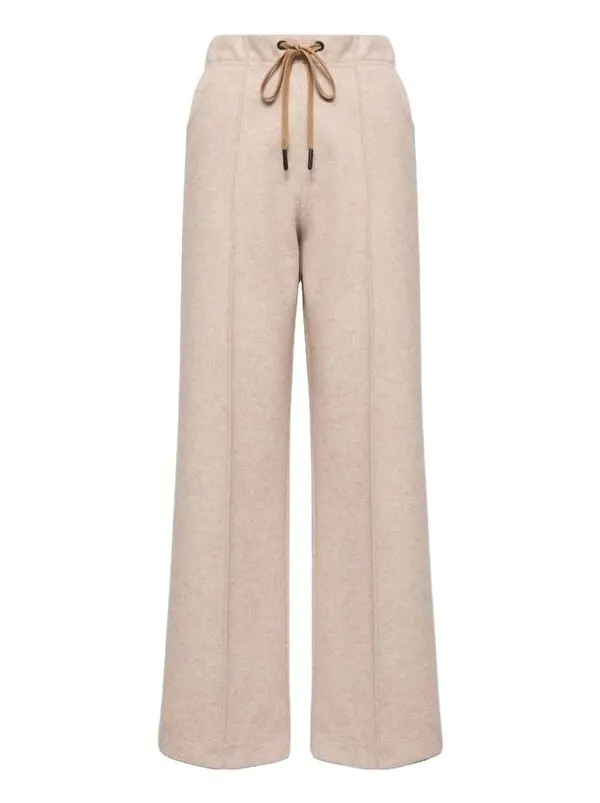 Moncler Interlock Track Trousers - Beige