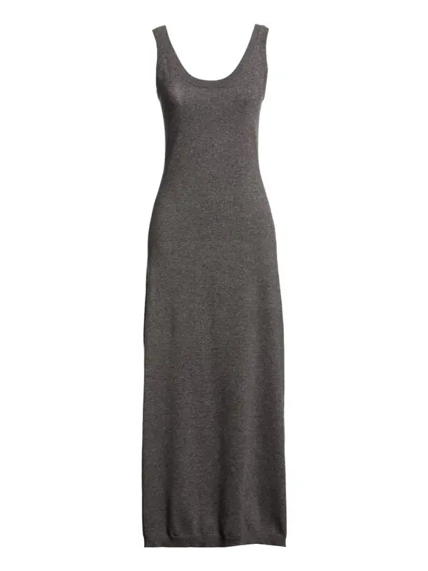 Brunello Cucinelli Solid-color Cashmere Dress - Grey