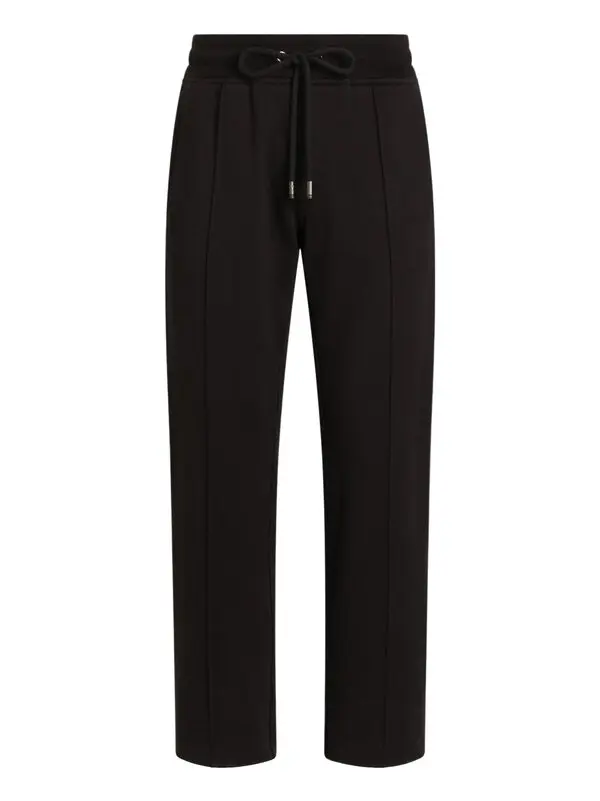 Dolce & Gabbana Dolce Gabbana Straight Leg Jersey Jogging Trousers - Black