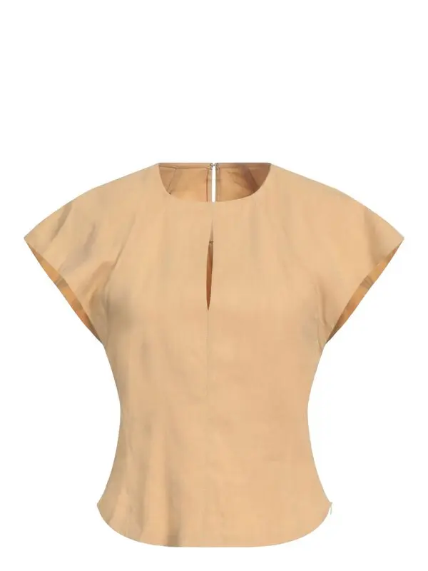 Isabel Marant Étoile Solid-colored Stretch Fabric Top - Sand-colored
