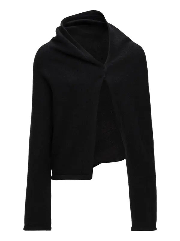 Magda Butrym Wrap Cardigan - Black