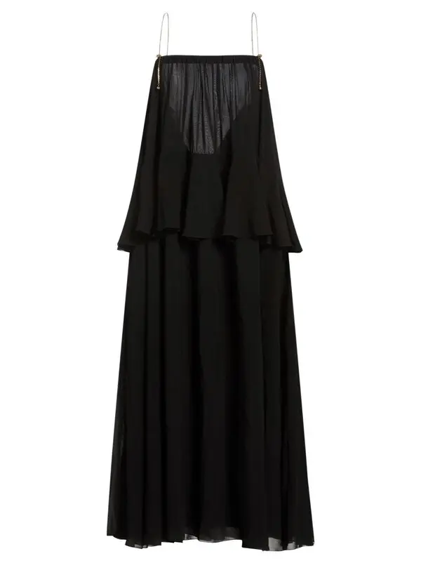 Chloé Sleeveless Flared Dress - Black