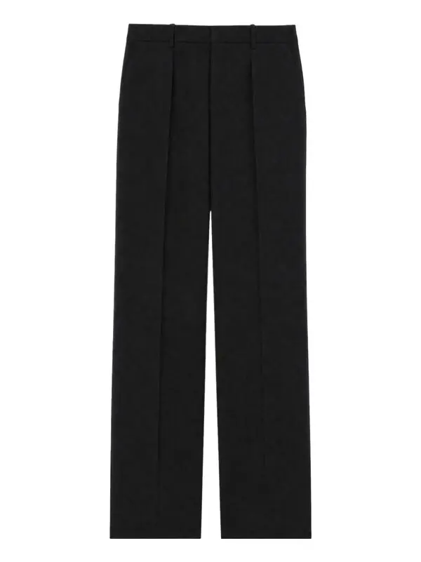 Saint Laurent Mid-rise Tailored Pants - Black