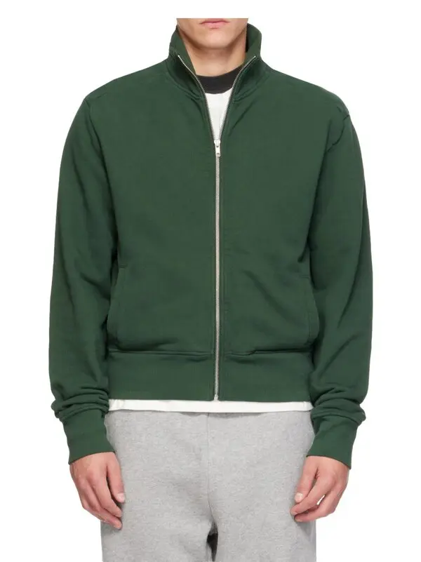 ENTIRE STUDIOS Stand-collar Zip-up Sweatshirt - Green