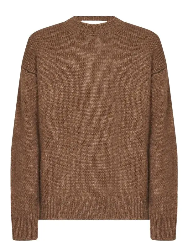 ROBERTO COLLINA Chunky-knit Drop-shoulder Sweater - No