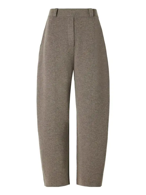 LISA YANG Tapered Leg Casual Pants - Beige