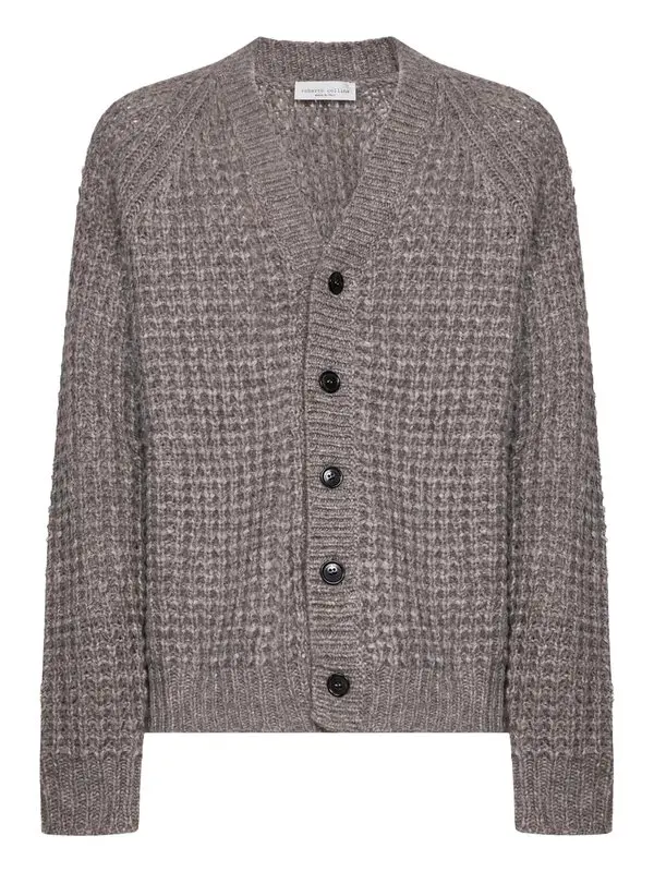 ROBERTO COLLINA Textured Button-up Cardigan - No