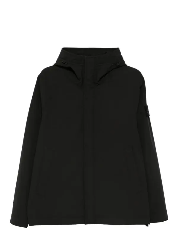 Stone Island Zip Bomber Jacket - Black