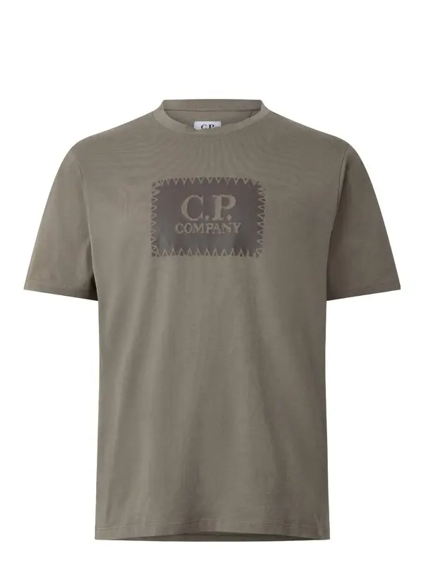 C.P. COMPANY Minimalist And Versatile Short-sleeved Top - Gray