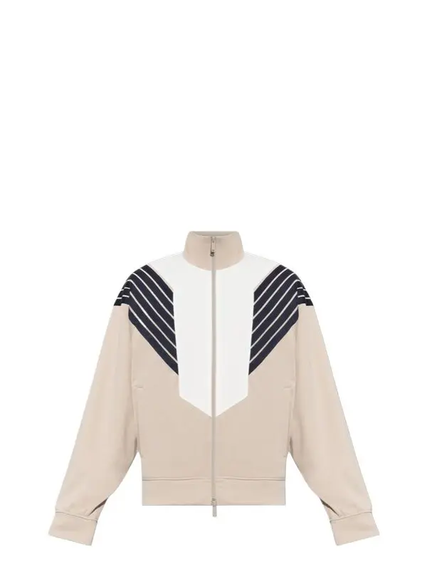 Dsquared2 Chevron Panel Track Jacket - Beige