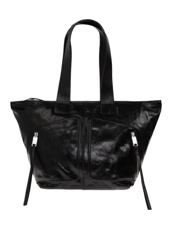 ALLSAINTS Jean Rey Zip Tote Bag - Black