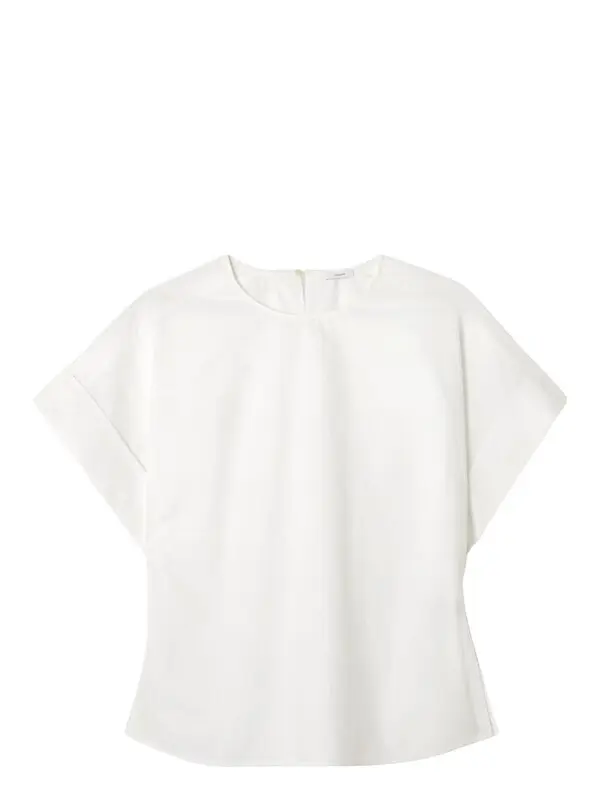 JOSEPH Foldable Cuff Shirt - White