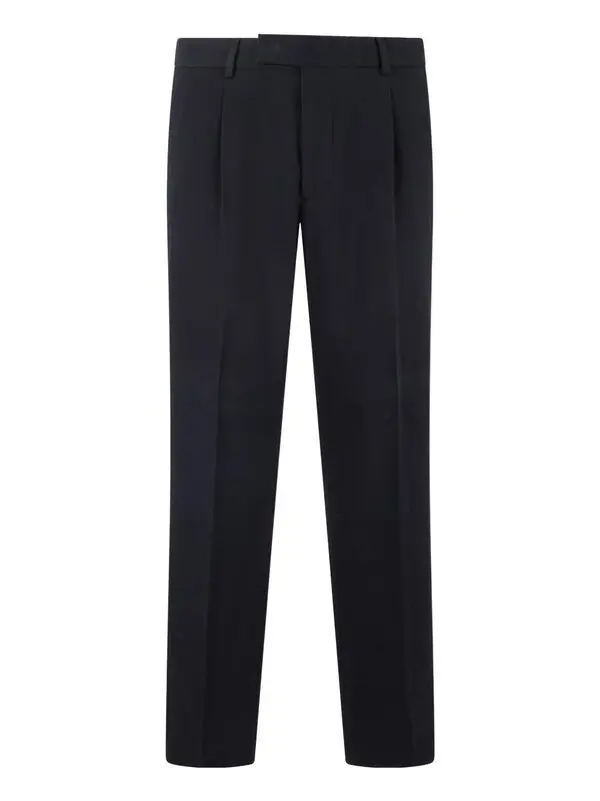 Zegna Pleated Straight-leg Pants - No