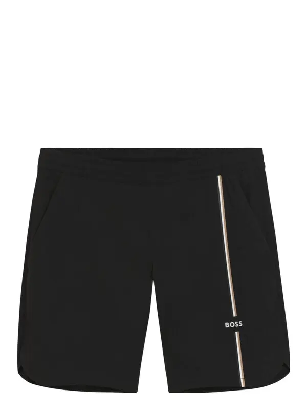 Hugo Boss Elastic Waist Shorts - Black