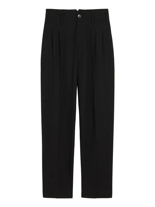 AMI Paris Two-pleats Trousers - Black
