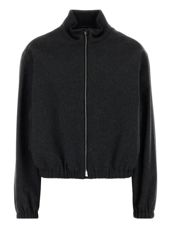 JIL SANDER Blouson 29 Zip Jacket - Graphite Color