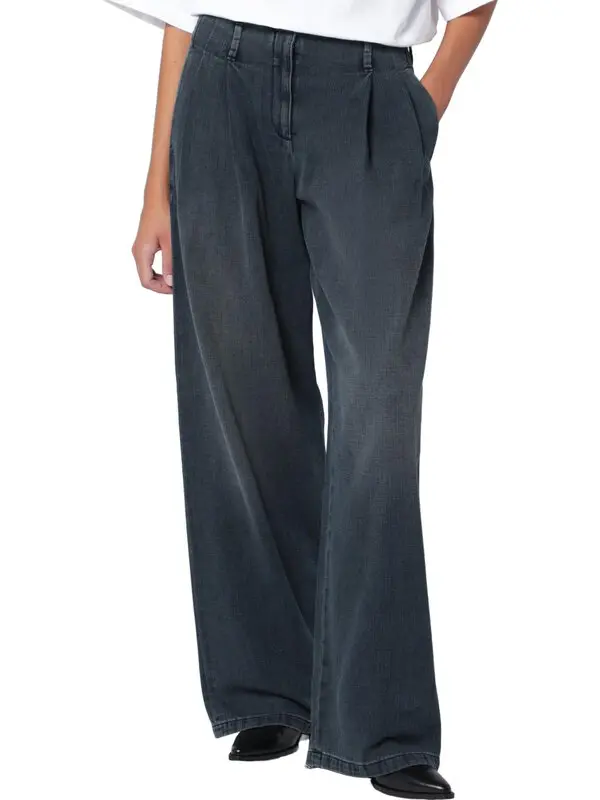 GOLDEN GOOSE Cotton Trousers - Blue