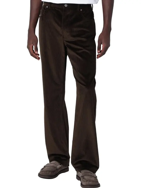 Loewe Cotton Corduroy Trousers - Brown