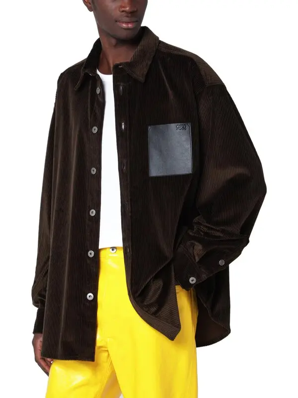 Loewe Cotton Corduroy Shirt - Brown