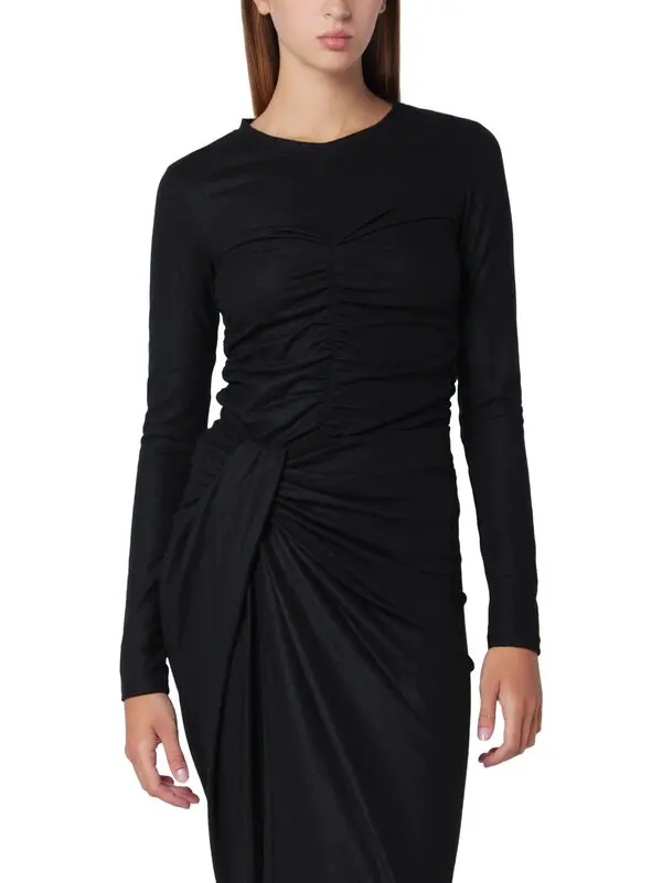 Isabel Marant Étoile Delesa Wool Jersey Top - Black