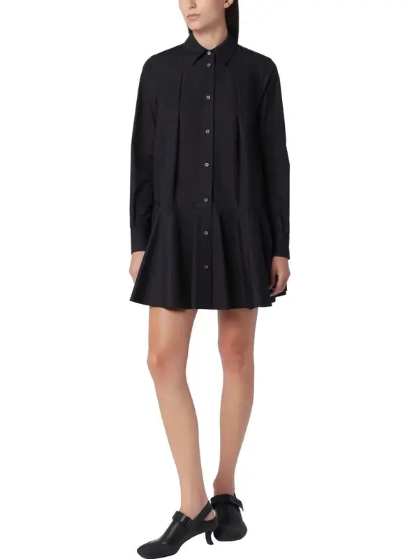 Loewe Short Cotton Dress - Black