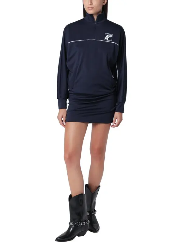 MAISON MARGIELA Navy Sporty Mini Dress - Blue