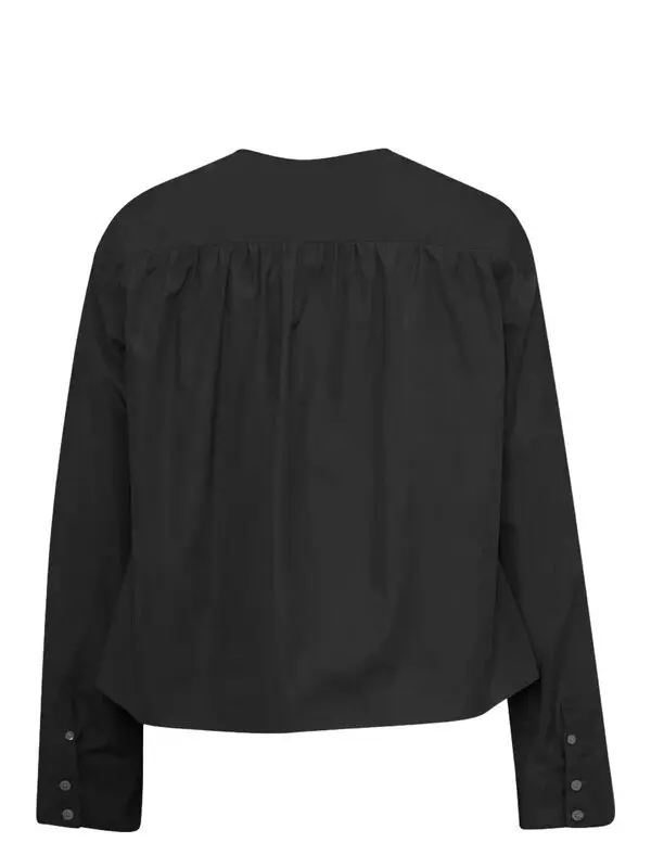 3.1 Phillip Lim Stud-embellished Gathered Shirt - Black
