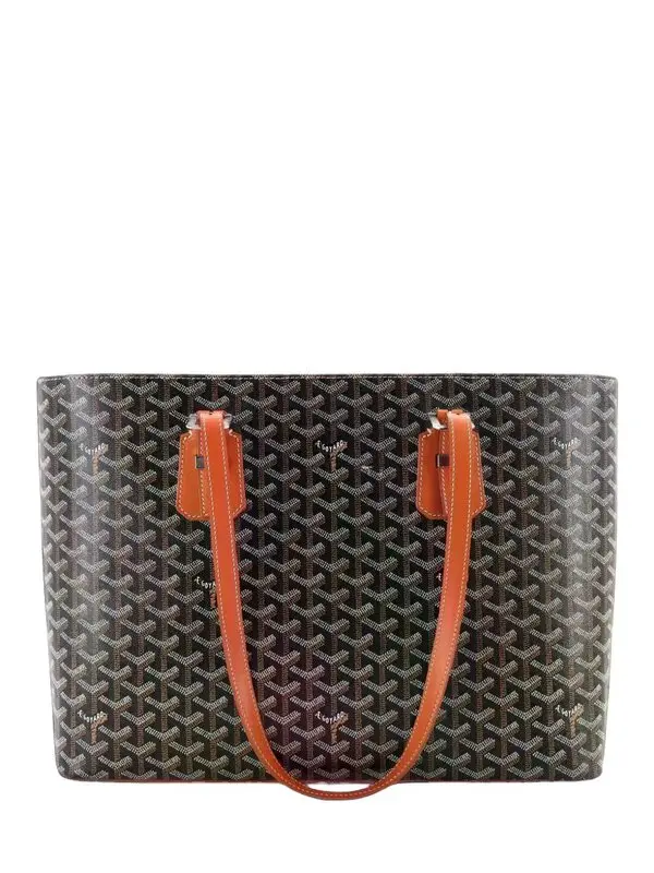 Goyard Okinawa Bag Coated Canvas Gm Satchel - Brown