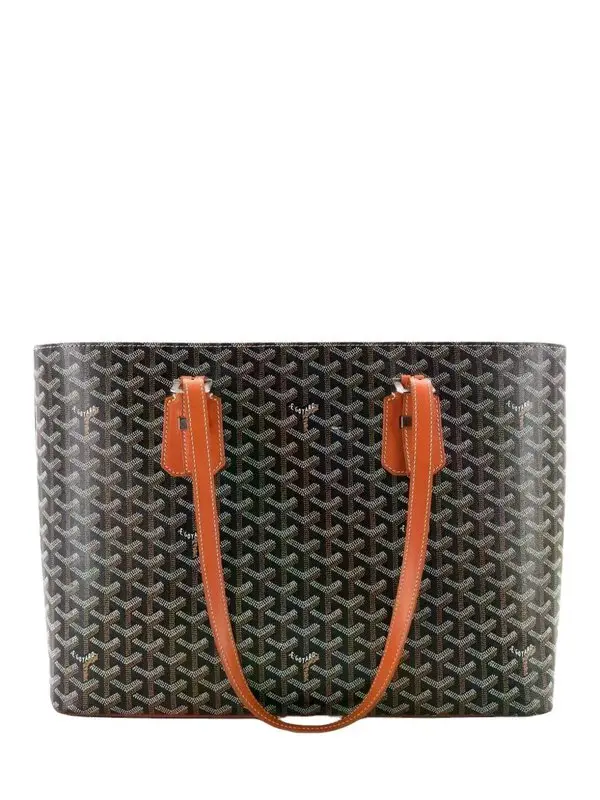 Goyard Okinawa Bag Coated Canvas Gm Satchel - Brown