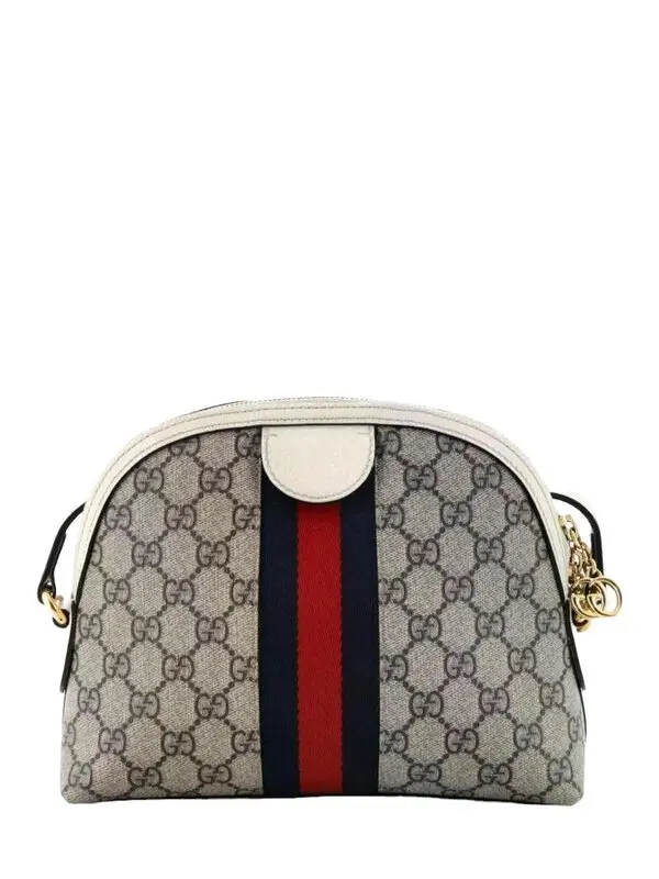 Gucci Ophidia Dome Gg Coated Canvas Small Shoulder Bag - Neutrals