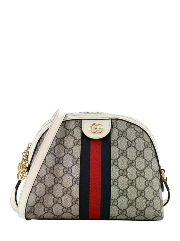 Gucci Ophidia Dome Gg Coated Canvas Small Shoulder Bag - Neutrals