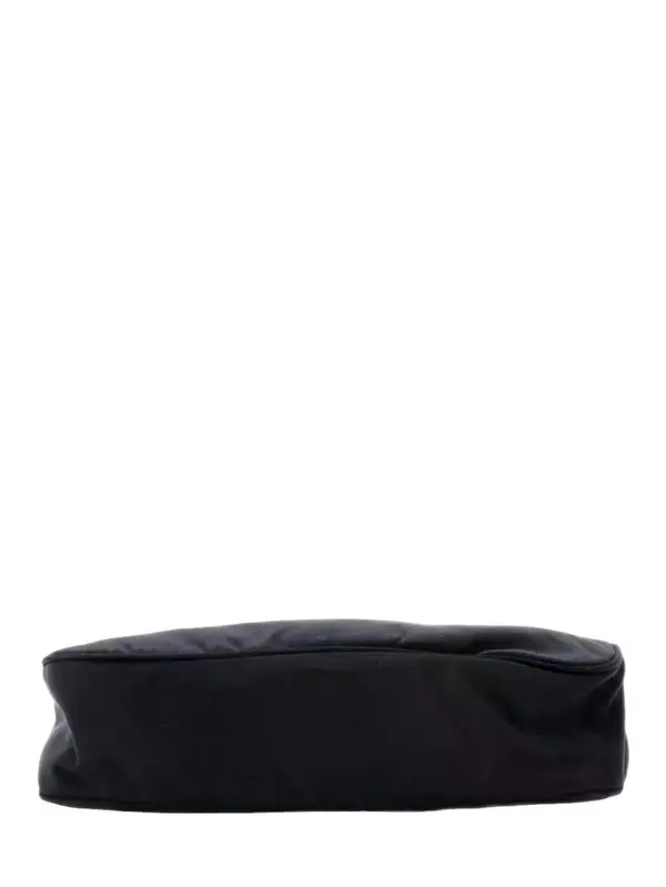 Prada Pochette Shoulder Bag Tessuto Small Hobo Bag - Black