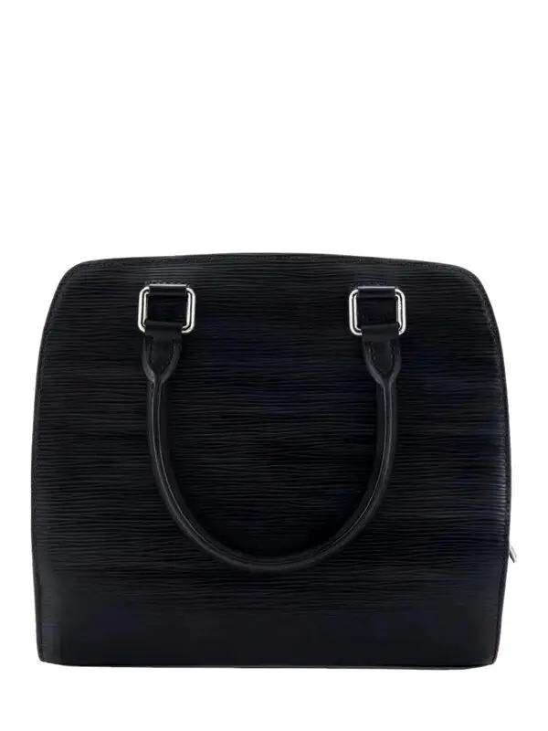 LOUIS VUITTON Pont Neuf Handbag Epi Leather Pm Satchel - Black