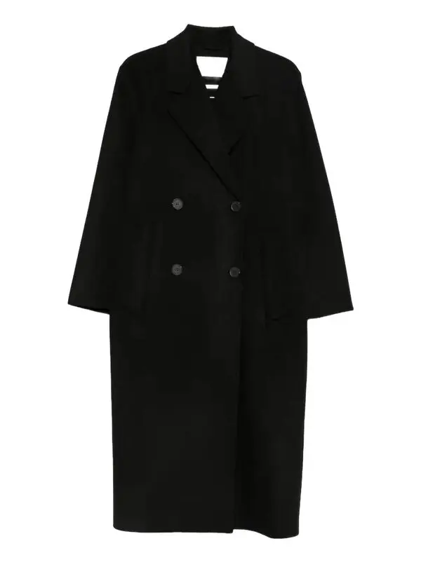 IVY OAK Ioclara Double-breasted Coat - Black