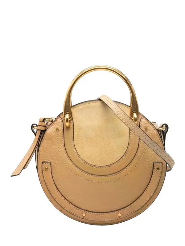 Chloé 2018 Small Calfskin And Suede Pixie Satchel - Neutrals