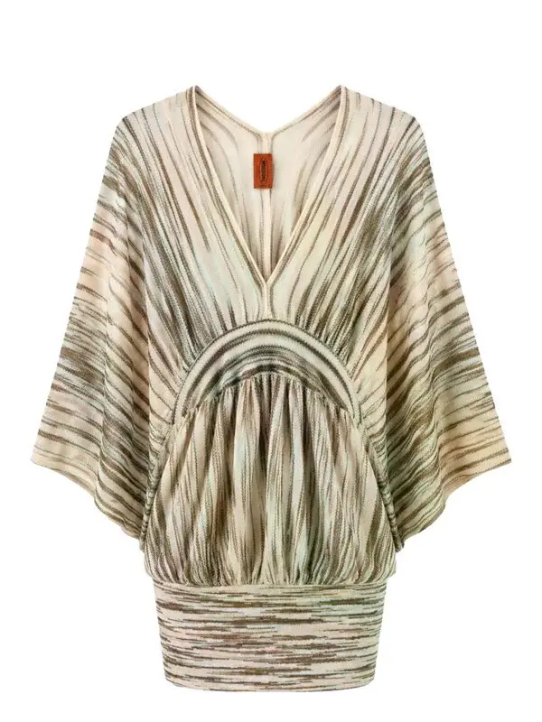 Missoni Zig Zag Kaftan Dress - Pink